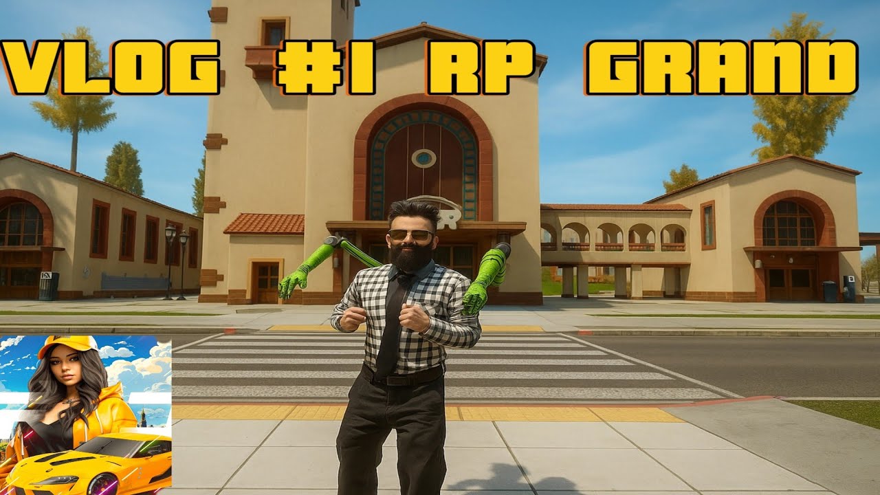FIRST VLOG IN RP GRAND #rpgrand #roleplay - YouTube