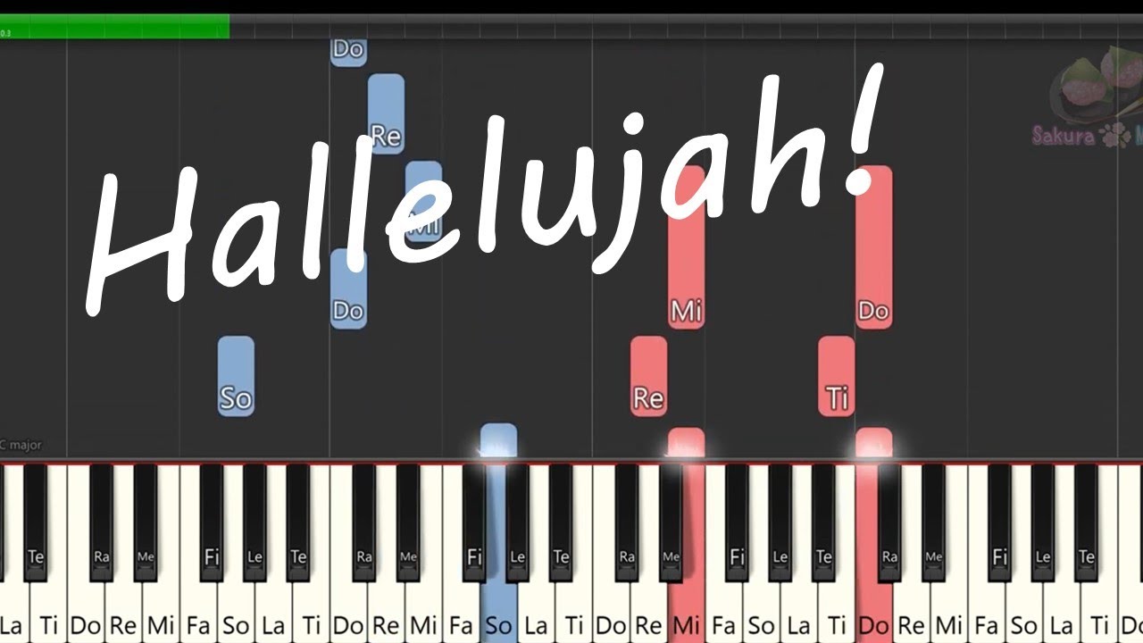 Handel's 'Hallelujah!' Chorus (Piano Tutorial) - YouTube