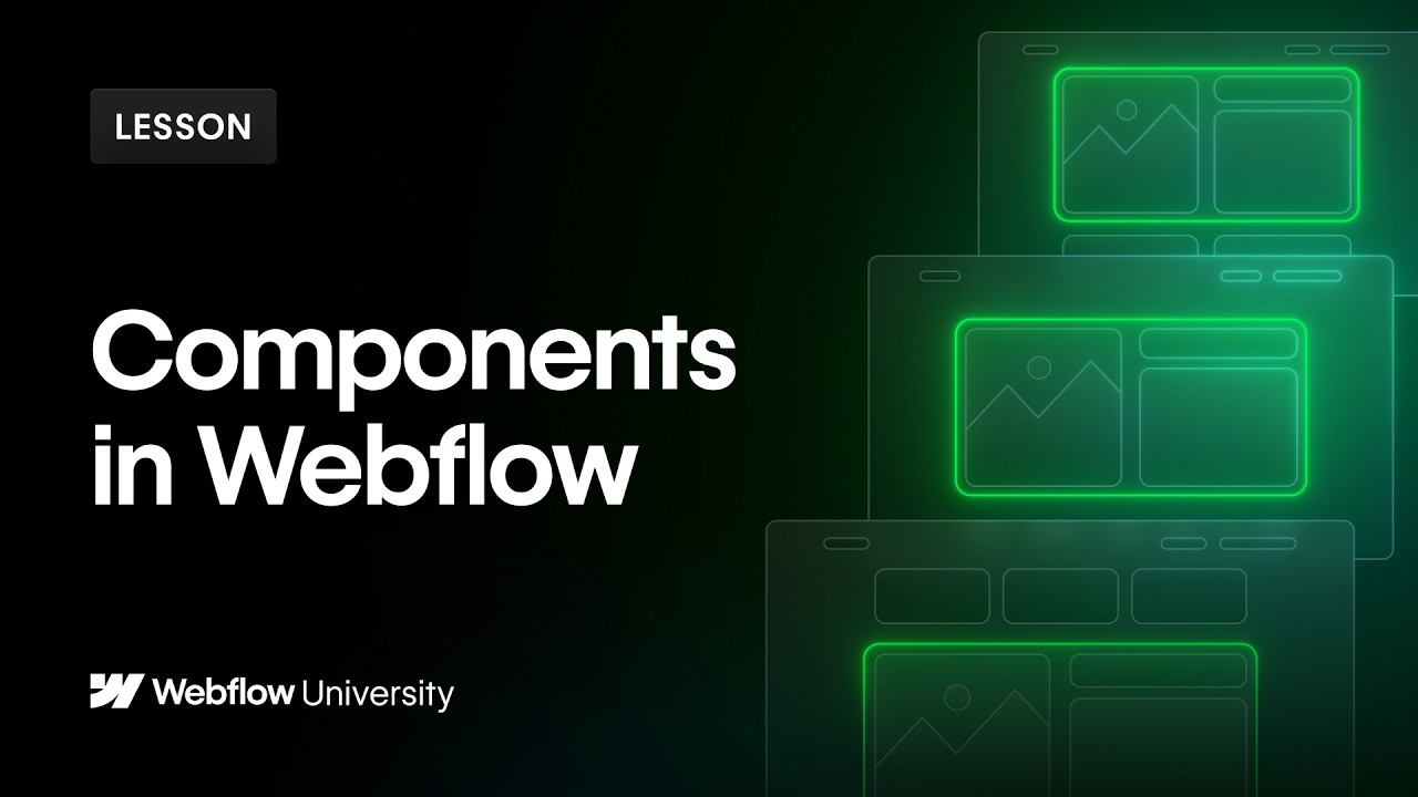 Introduction to Components in Webflow – Webflow tutorial - YouTube