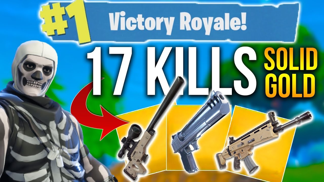 SOLID GOLD SOLO VS SQUADS Fortnite Battle Royale - YouTube