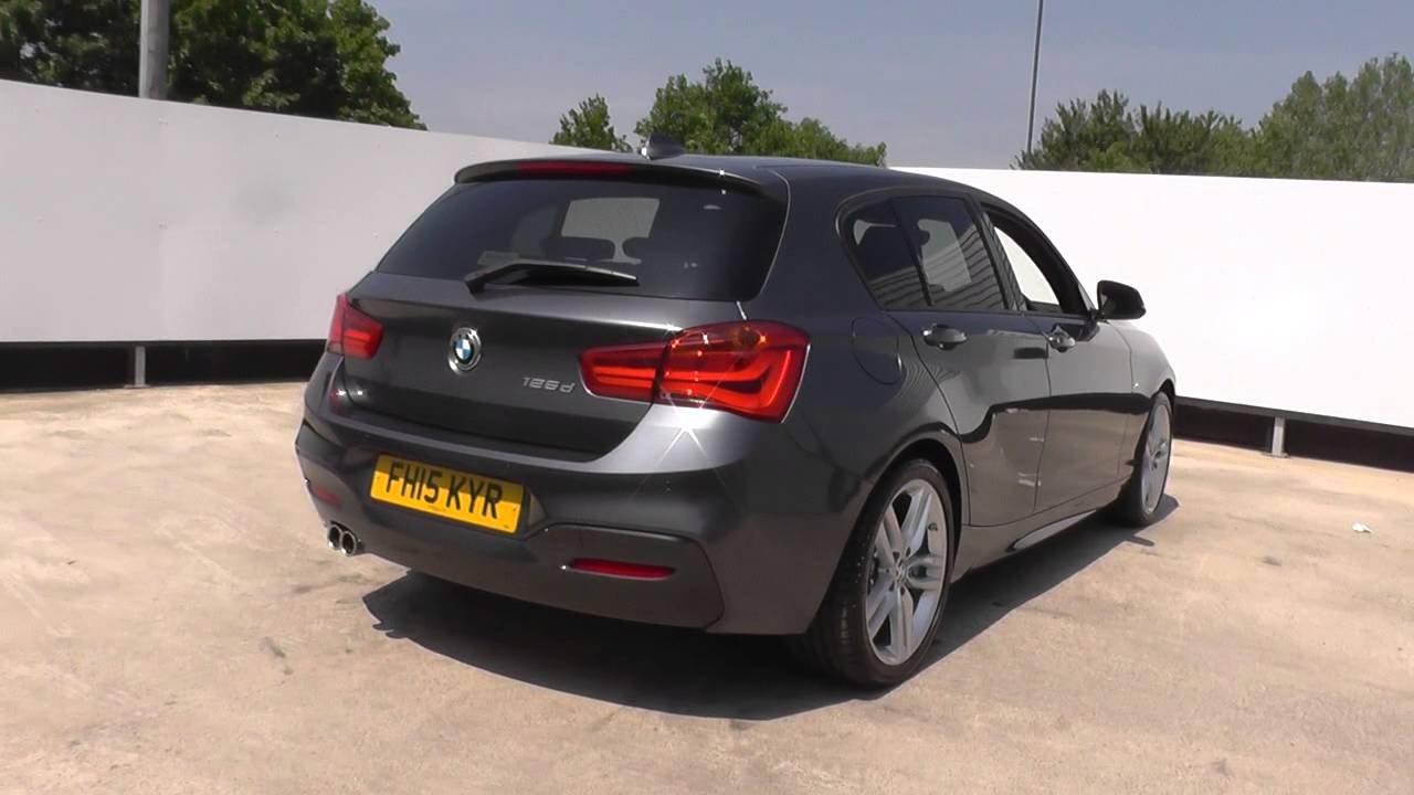 BMW 1 SERIES 125d M Sport 3dr Step Auto [Nav] U22223 - YouTube