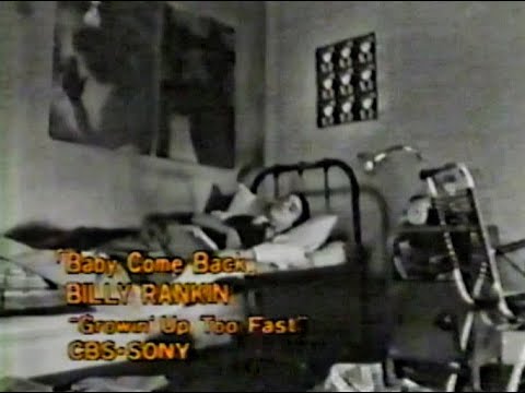 Billy Rankin -Baby Come Back -1983 - YouTube
