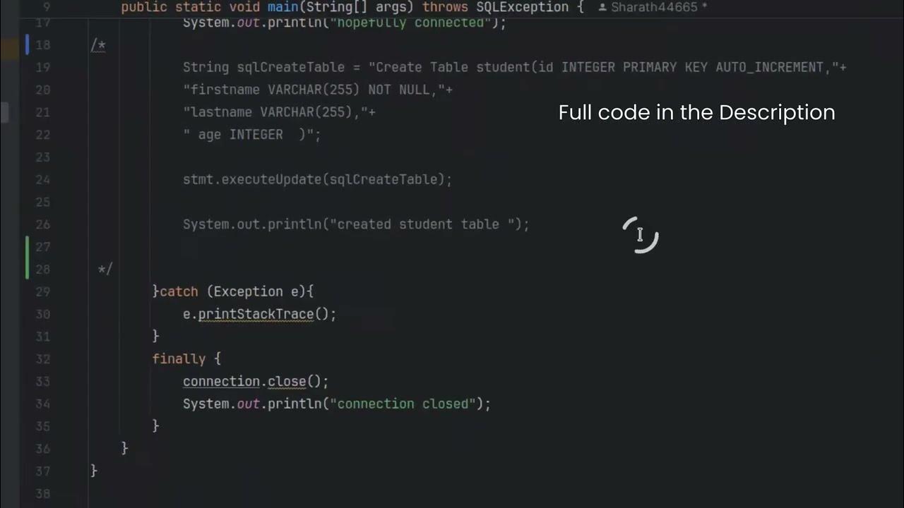 SQLException: No Suitable Driver Found JDBC | Using Java, Connecting to mariaDB, Creating Table ...