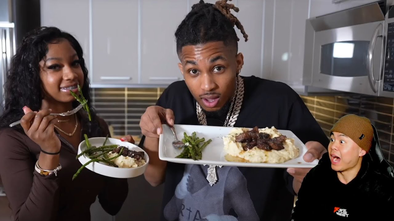 CookinWitKya Teaches DDG How To Cook Lol ... - YouTube