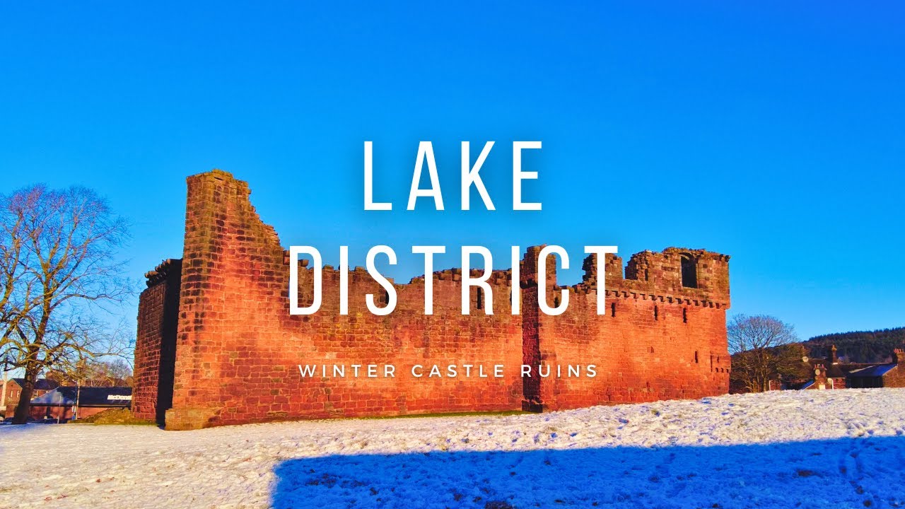 Lake District UK | Penrith Castle winter snow 4K walk - YouTube