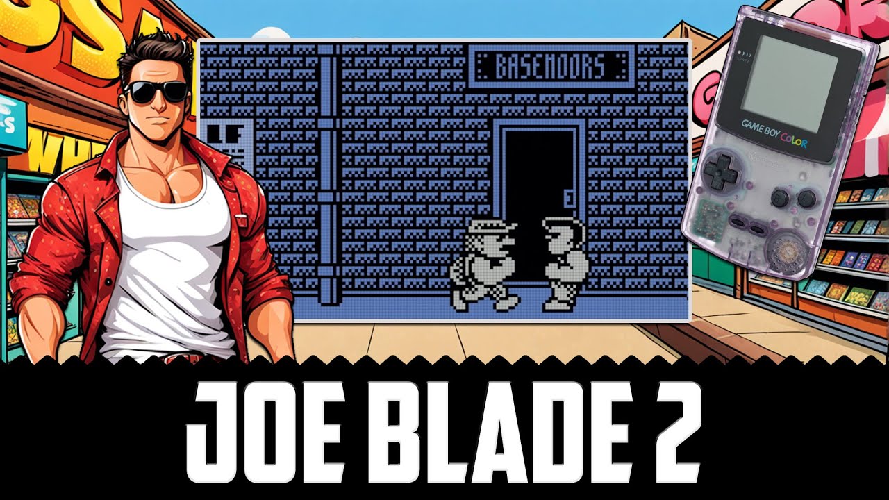 JOE BLADE 2 - another brand new Game Boy Color release in 2024 with ...