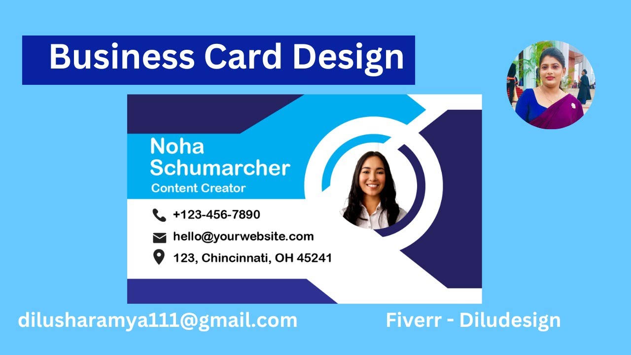 Business Card Design in 15 Minute - YouTube