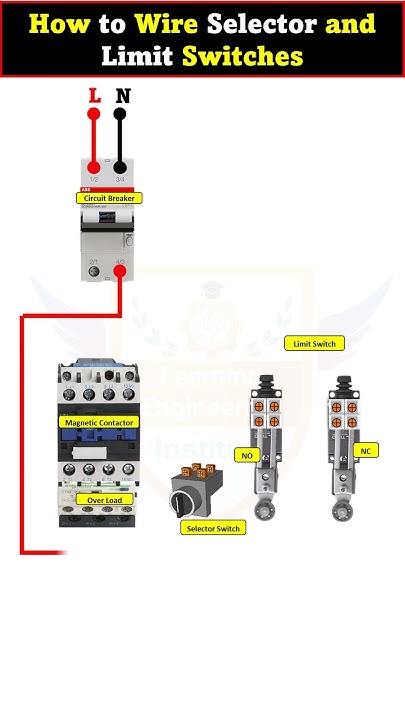 How to Wire Selector and Limit Switches @LearningEngineering - YouTube