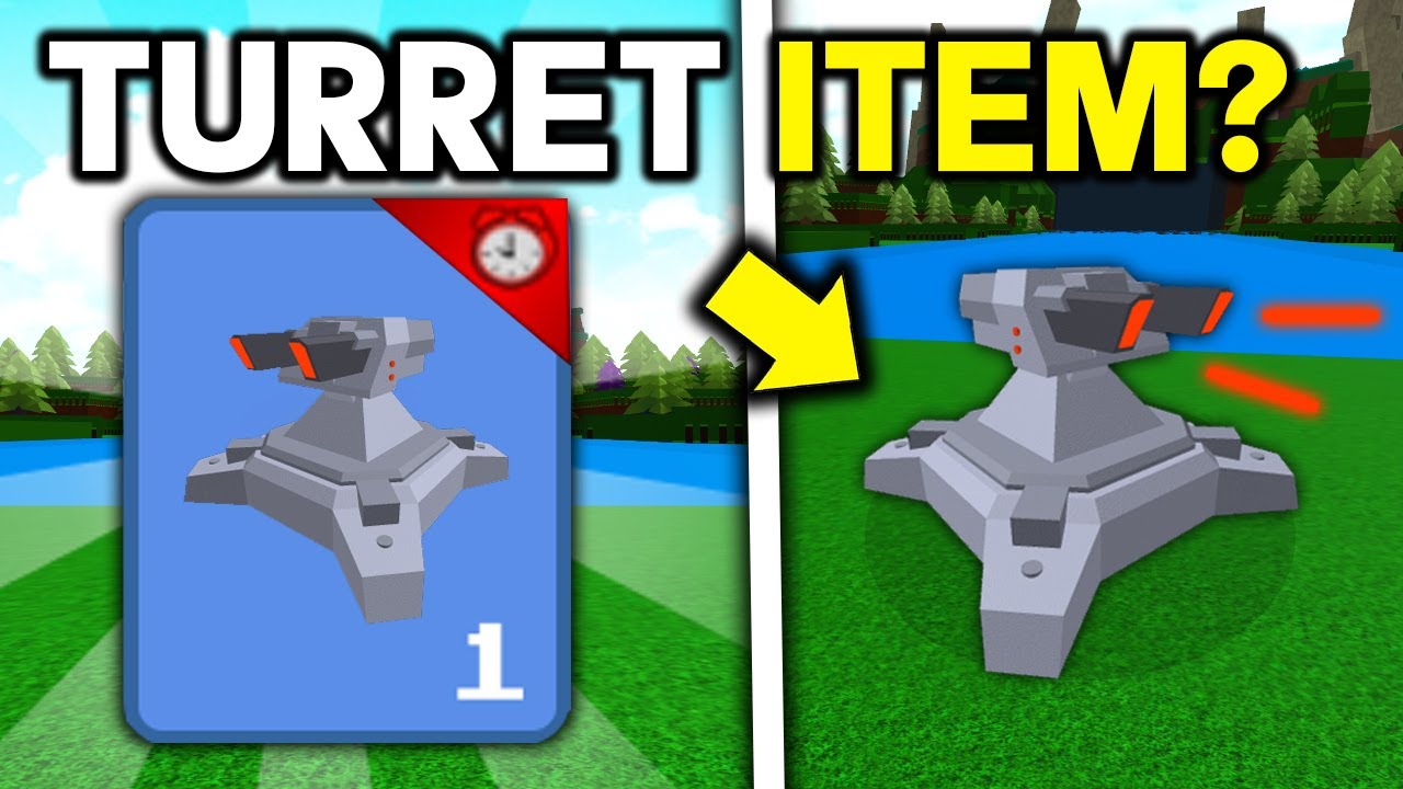 NEW TURRET ITEM!? | Build a boat for Treasure ROBLOX - YouTube