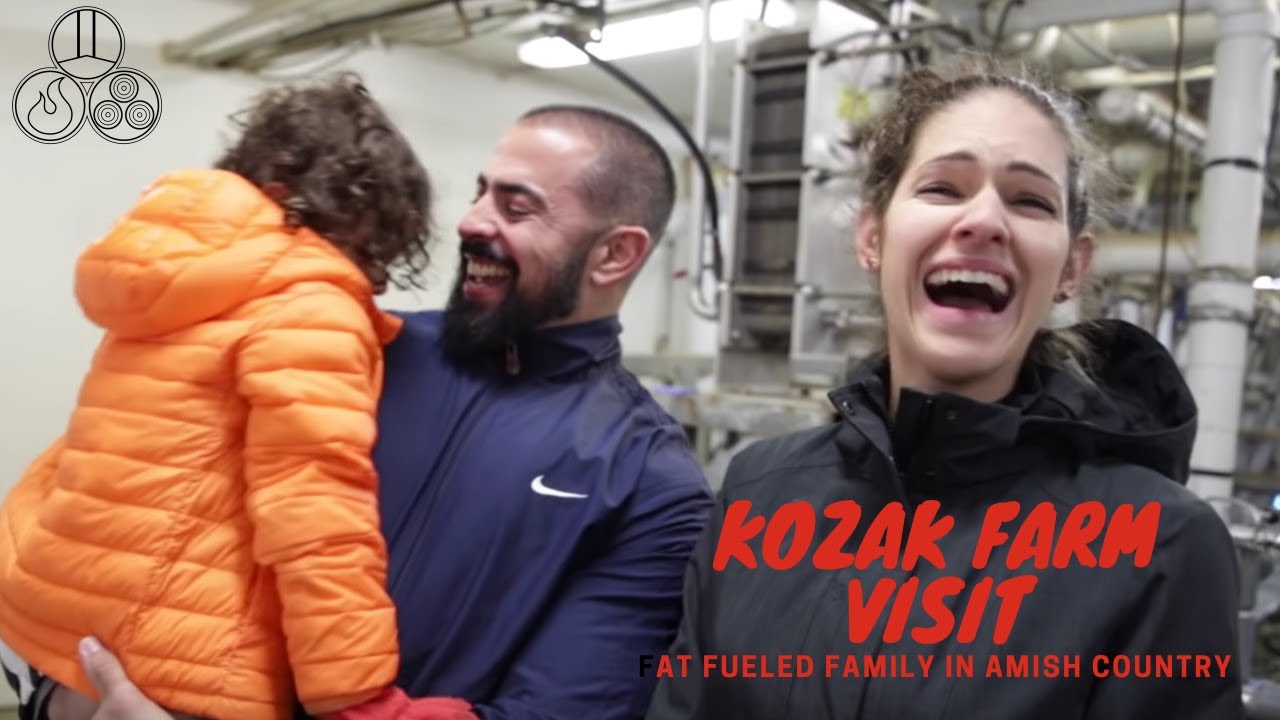 Fat Fueled Family in Amish Country - Kozak Farm Visit - YouTube
