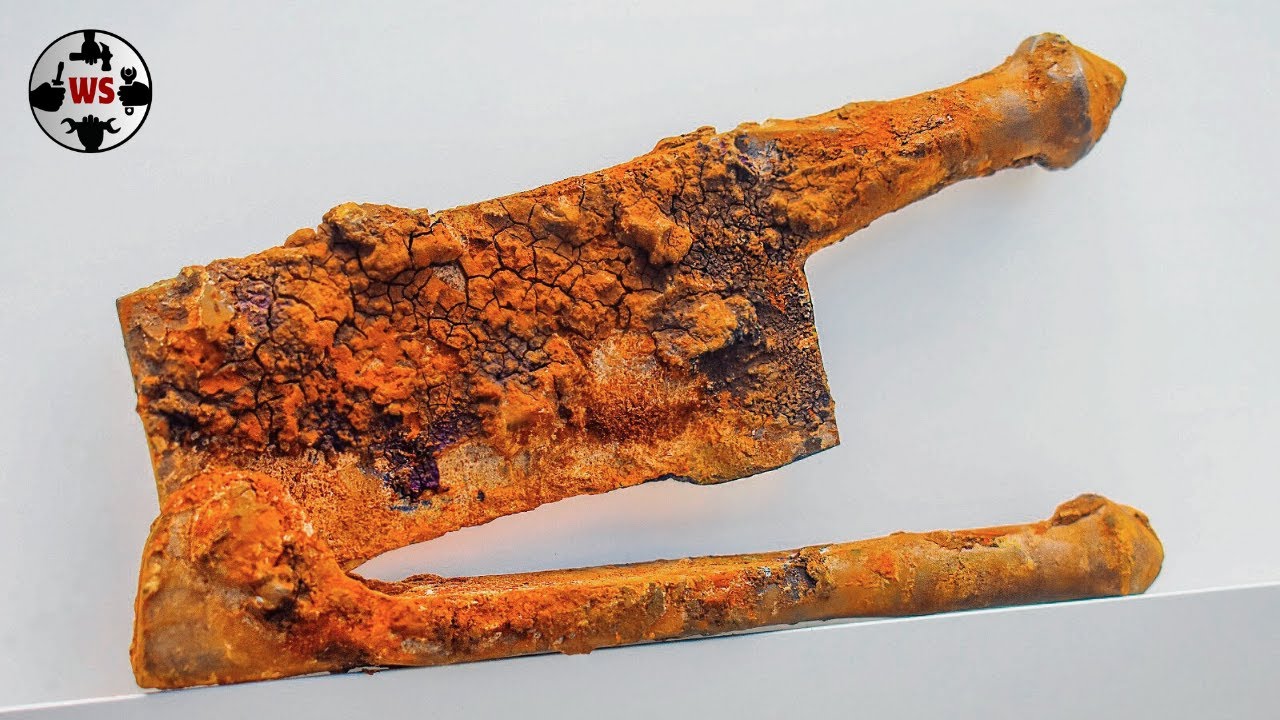 Antique Rusty Cutter Restoration | Awesome Restoration diy - YouTube