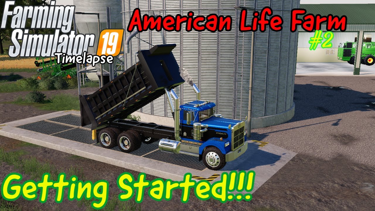 AMERICAN LIFE FARMING | GETTING STARTED!!! | FS19 Timelapse | #2 | Xbox ...