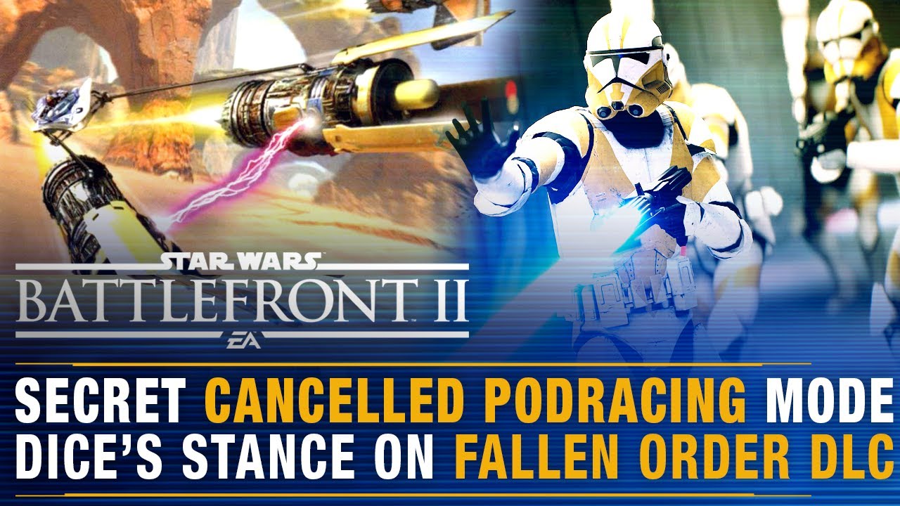 Battlefront Update | Cancelled Podracing Mode + DICE on Jedi: Fallen ...