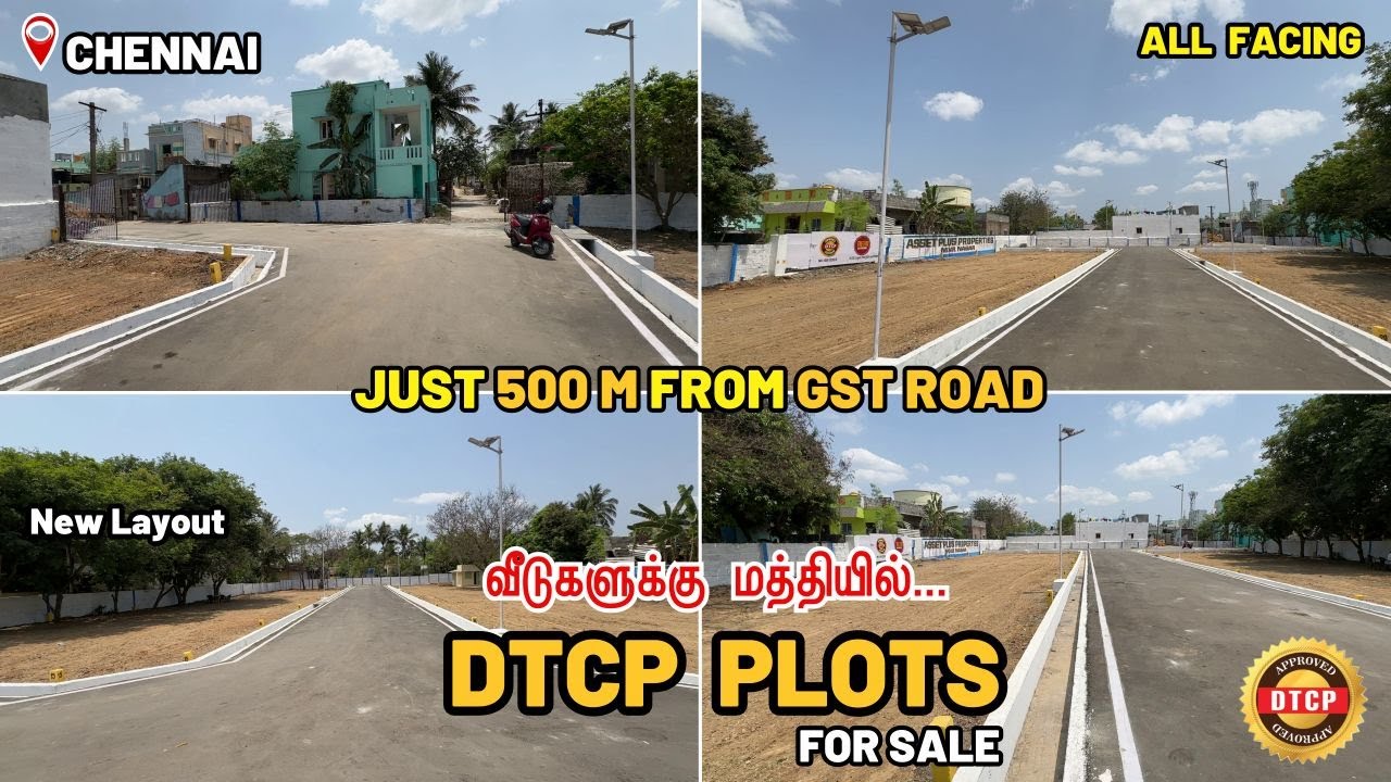 DTCP Approved Plots in Chennai Kattankulathur | Just 500 M From GST ...