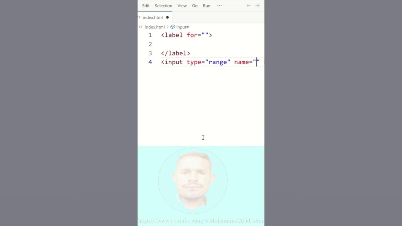 HTML Tutorial for Beginners | html learn input range tag - YouTube