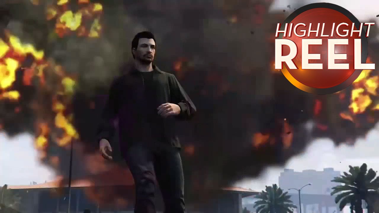 Highlight Reel #61 - Surviving a GTA V Explosion with Style - YouTube