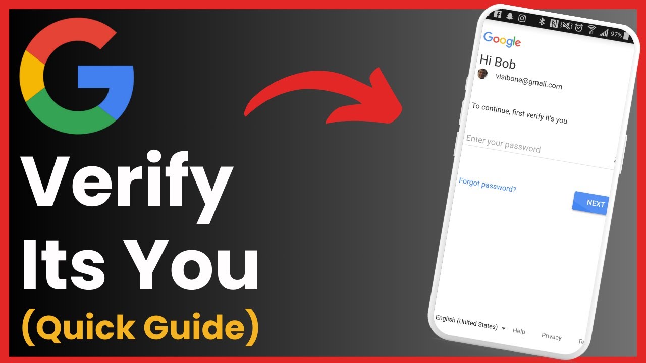 How To Verify Its You On Google ! - YouTube