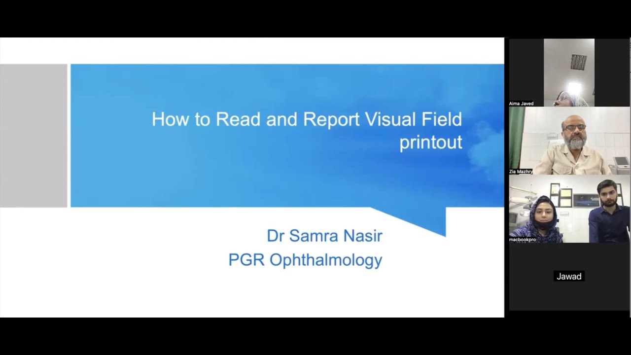 Reading and Reporting the Visual Field HFA Printout - YouTube