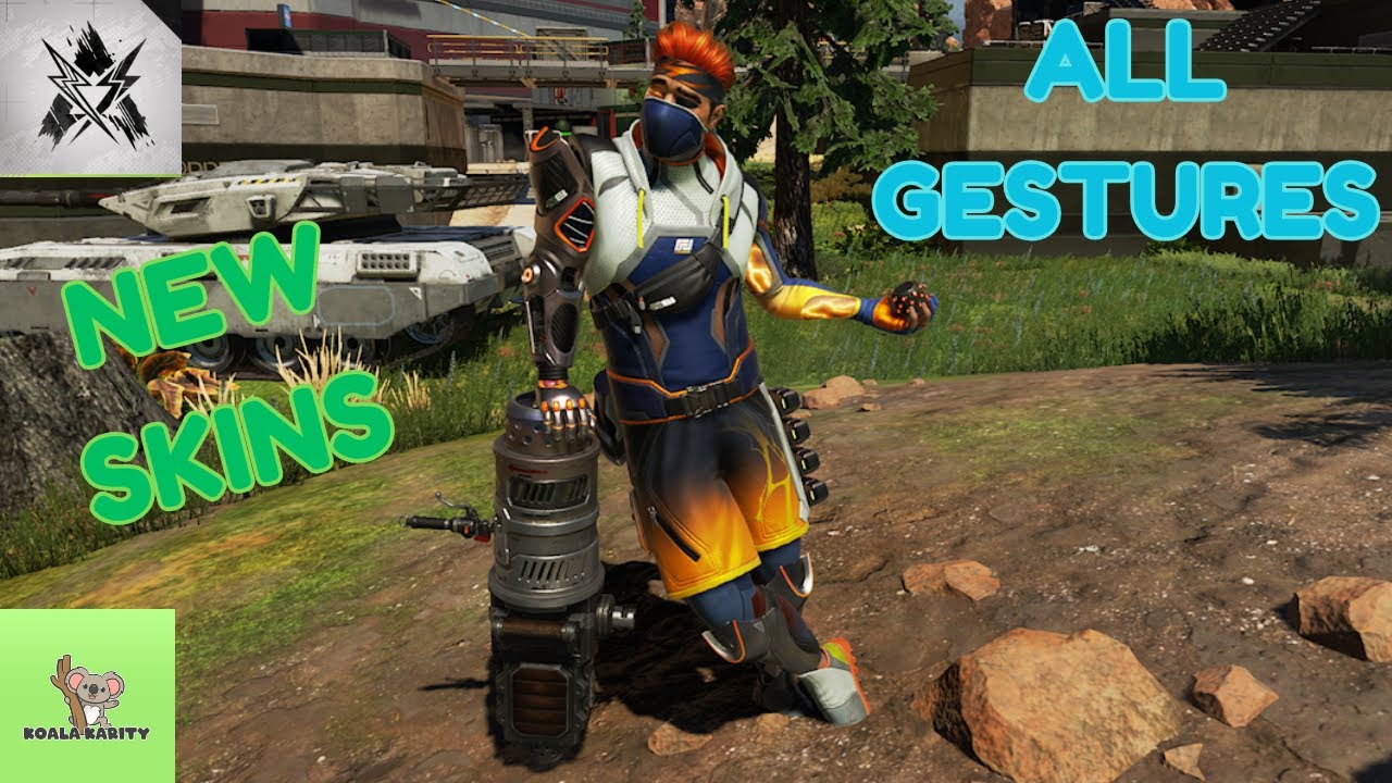 New Legendary Skin for Fuse (Scorched Surfer), All Gestures. [Apex ...