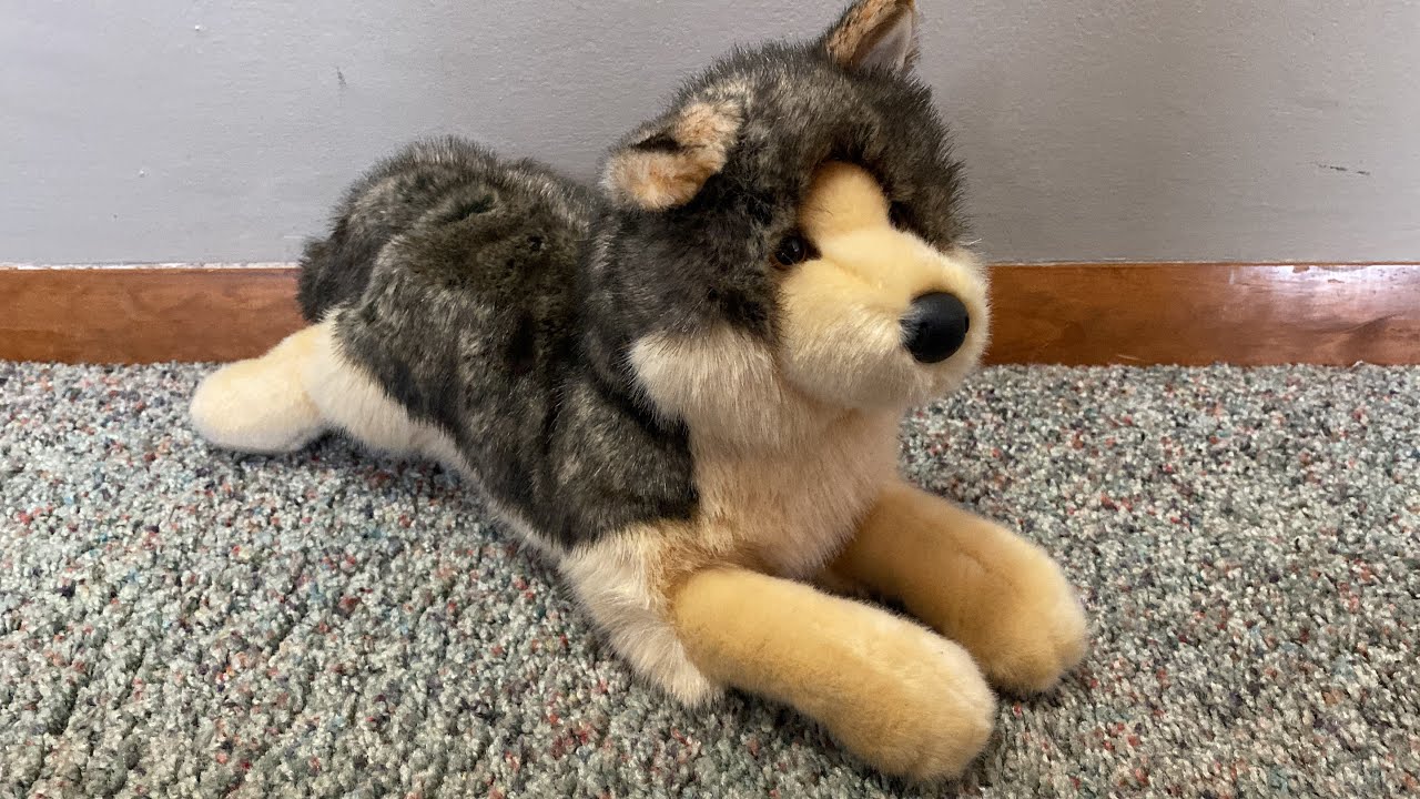 Douglas Cuddle Toys 12” Alder Wolf Plush Unboxing & Review - YouTube