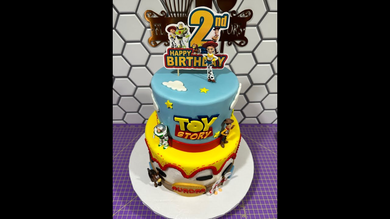 Episode 034: How to Make a 2 Tier Toy Story Cake - YouTube