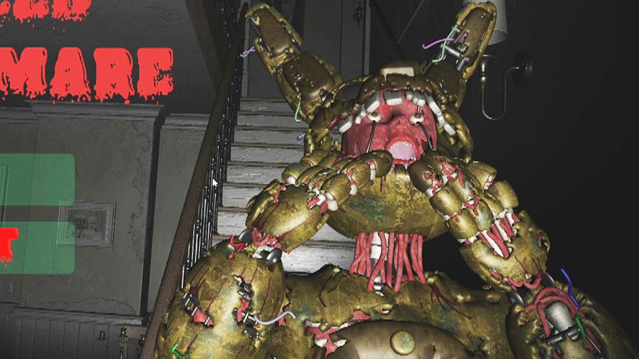 SPRINGTRAP HA ENTRADO EN MI CASA - FNAF Springtrap Comes Home - YouTube