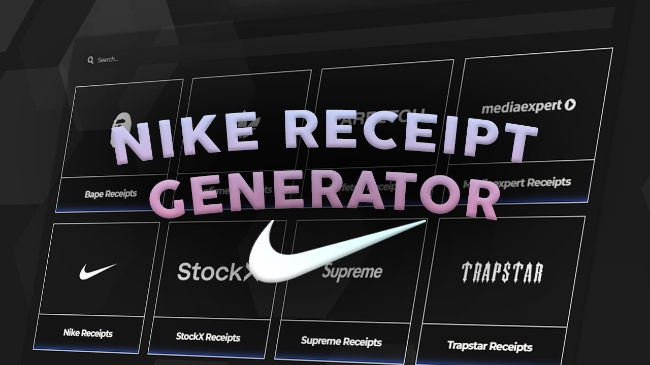 [ 2024 ] NIKE RECEIPT GENERATOR - YouTube