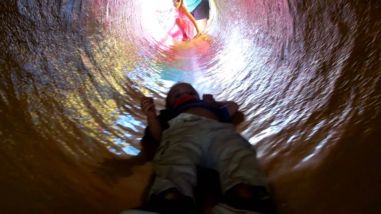 2014-10-18 William stuck in Rabbit Hole slide - YouTube
