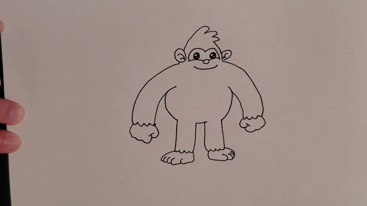 How to draw 112: Sasquatch - YouTube