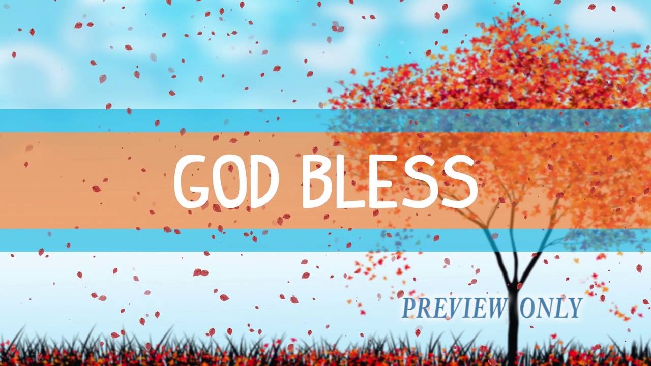 Fall God Bless Title Goodbye Motion Video - YouTube