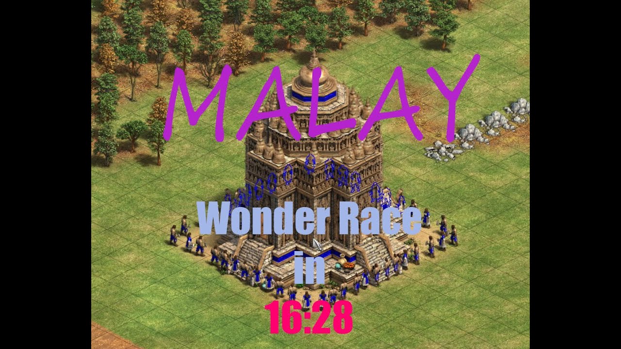 AoE 2 DE Malay Wonder Race in 26:28 - YouTube