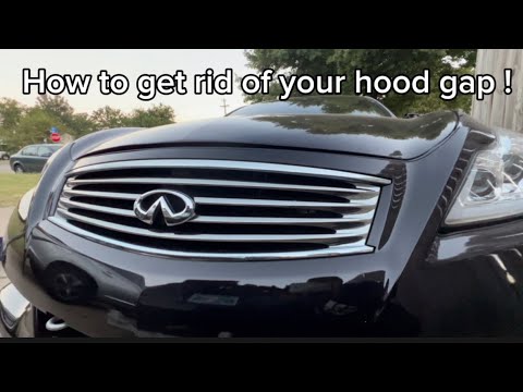 How to get rid of your hood gap on your Infiniti G37