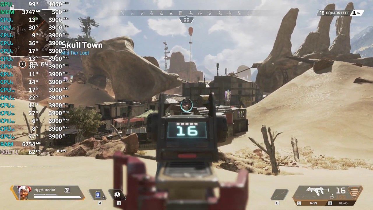 AMD Radeon R9 Fury - Apex Legends - Gameplay Benchmark Test (Ryzen 7 ...