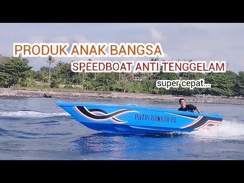 SPEEDBOAT ANTI TENGGELAM 5mtr x 130 test drive dengan mesin YAMAHA 15pk ...