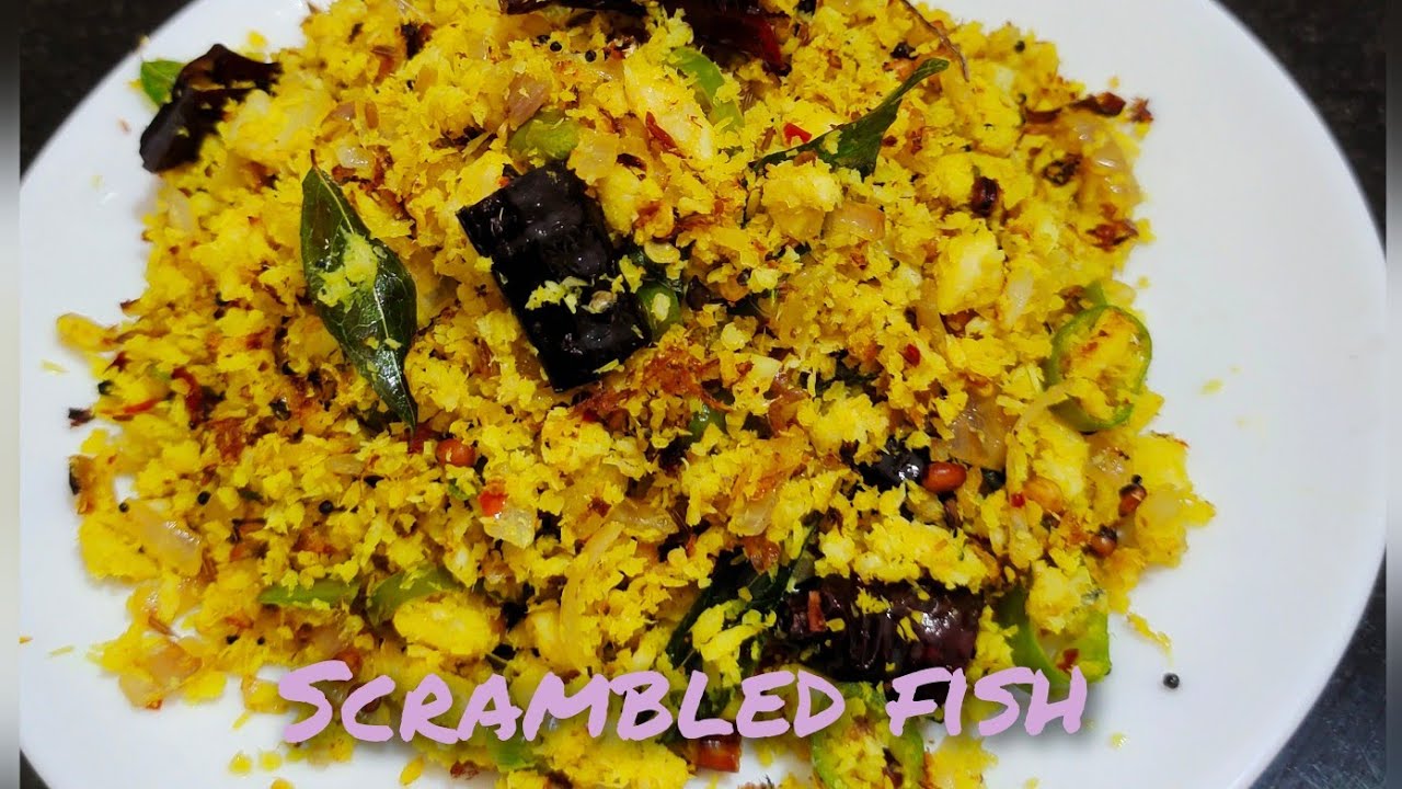 scrambled fish/fish scramble/முள்வாளை மீன் புட்டு/மீன் பொரியல் - YouTube