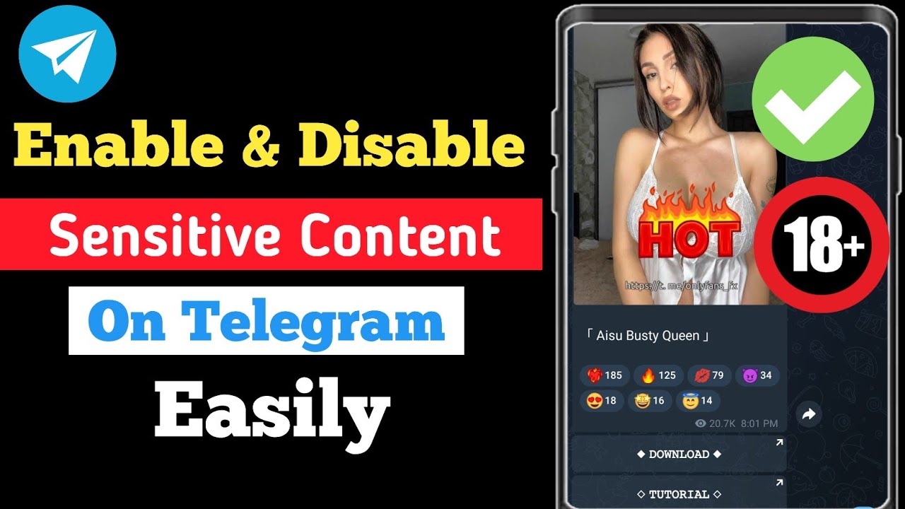 How To Enable & Disable Sensitive Content On Telegram | Adult Content ...