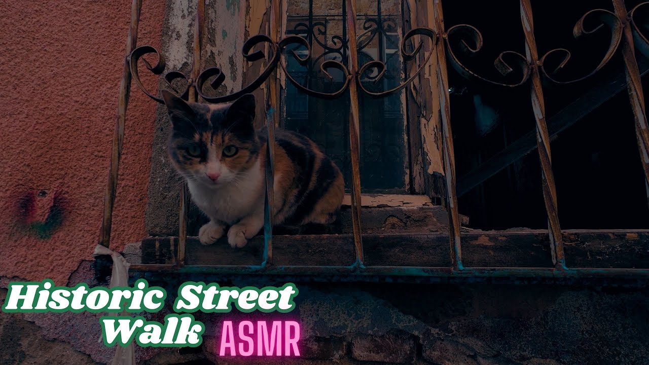 16-Minute ASMR Footstep Tour in Historic Streets 4K #relax #asmr #cinematic - YouTube
