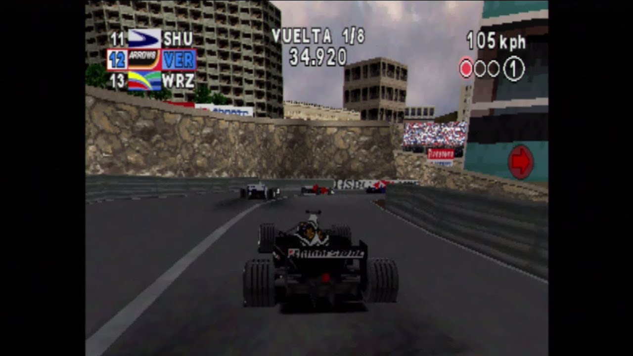 F1 2000-VERSTAPPEN/ARROWS SUPERTEC A21/MONACO/GAMEPLAY PS1 ON PS3 - YouTube