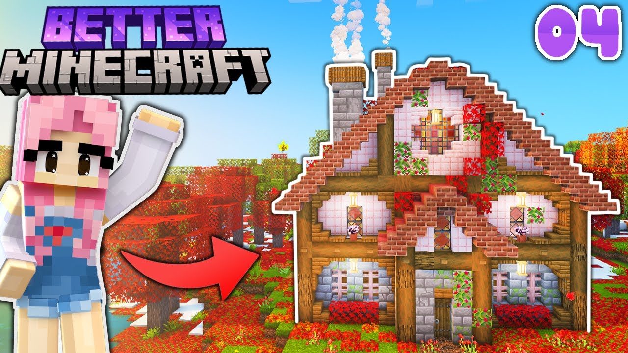 I Built an OP Cottagecore IRON Factory in Better Minecraft! 💜 - YouTube