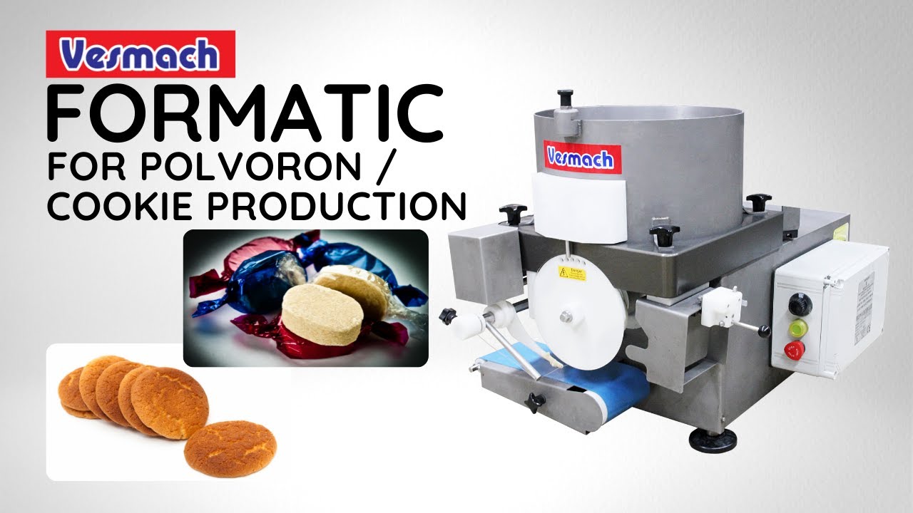 Vesmach FORMATIC Forming and Portioning Machine | for Polvoron, Cookies ...