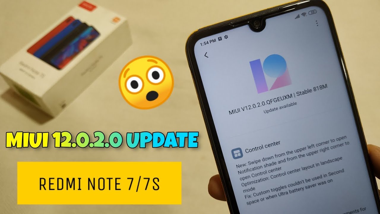 OFFICIAL UPDATE MIUI 12.0.2.0 For Redmi Note 7/7S ANDROID 10 | New ...