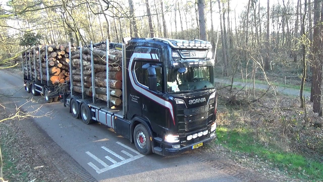 RVS transporting wood - YouTube