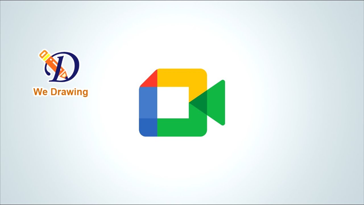 How To Draw Google Meet Logo | We Drawing - We Drawing Channel - YouTube