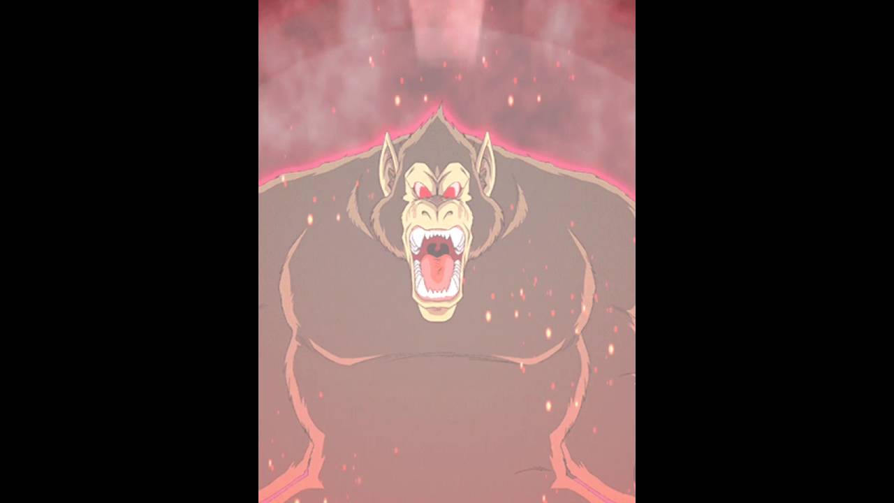 Goku Oozaru Transformation DBZ DOKKAN BATTLE - YouTube