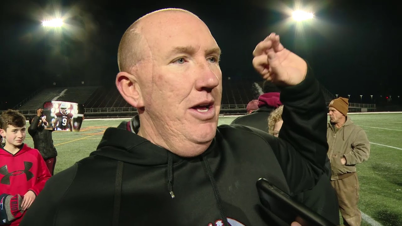 Killingly's Chad Neal after winning state championship - YouTube