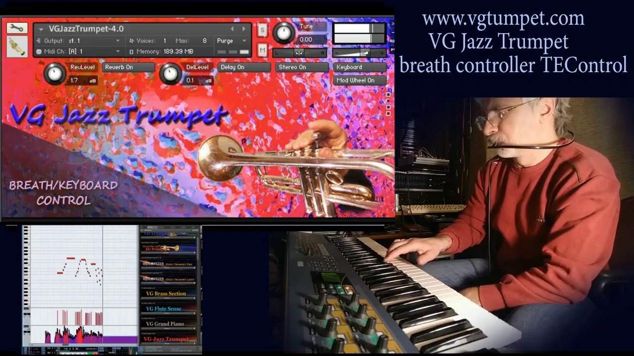 TEControl breath controller and VG Trumpet sound library for NI Kontakt ...