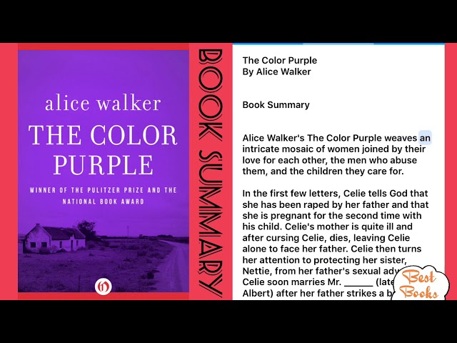 The Color Purple Book Original Cover