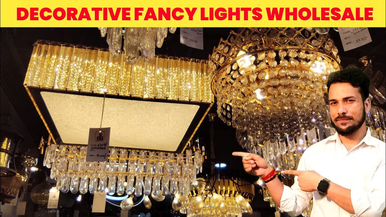 Decorative Fancy Lights Wholesale Delhi | Jagatpuri market Cheapest ...