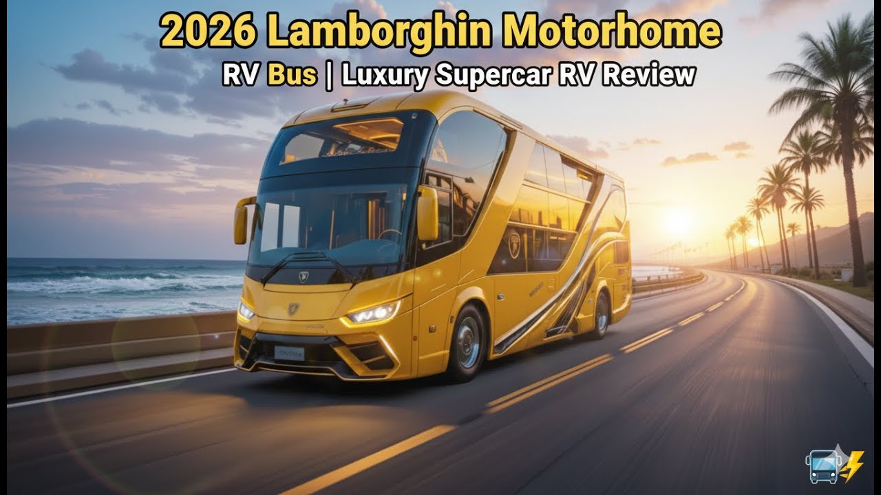 2026 Lamborghini Motorhome RV Bus | Luxury Supercar RV Review 🚍💨 - YouTube