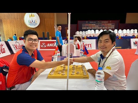 Cờ tướng Sea Games 32 | Nguyễn Quang Nhật vs ChamNan Heng Vòng 4 Cờ nhanh đồng đội Nam - YouTube